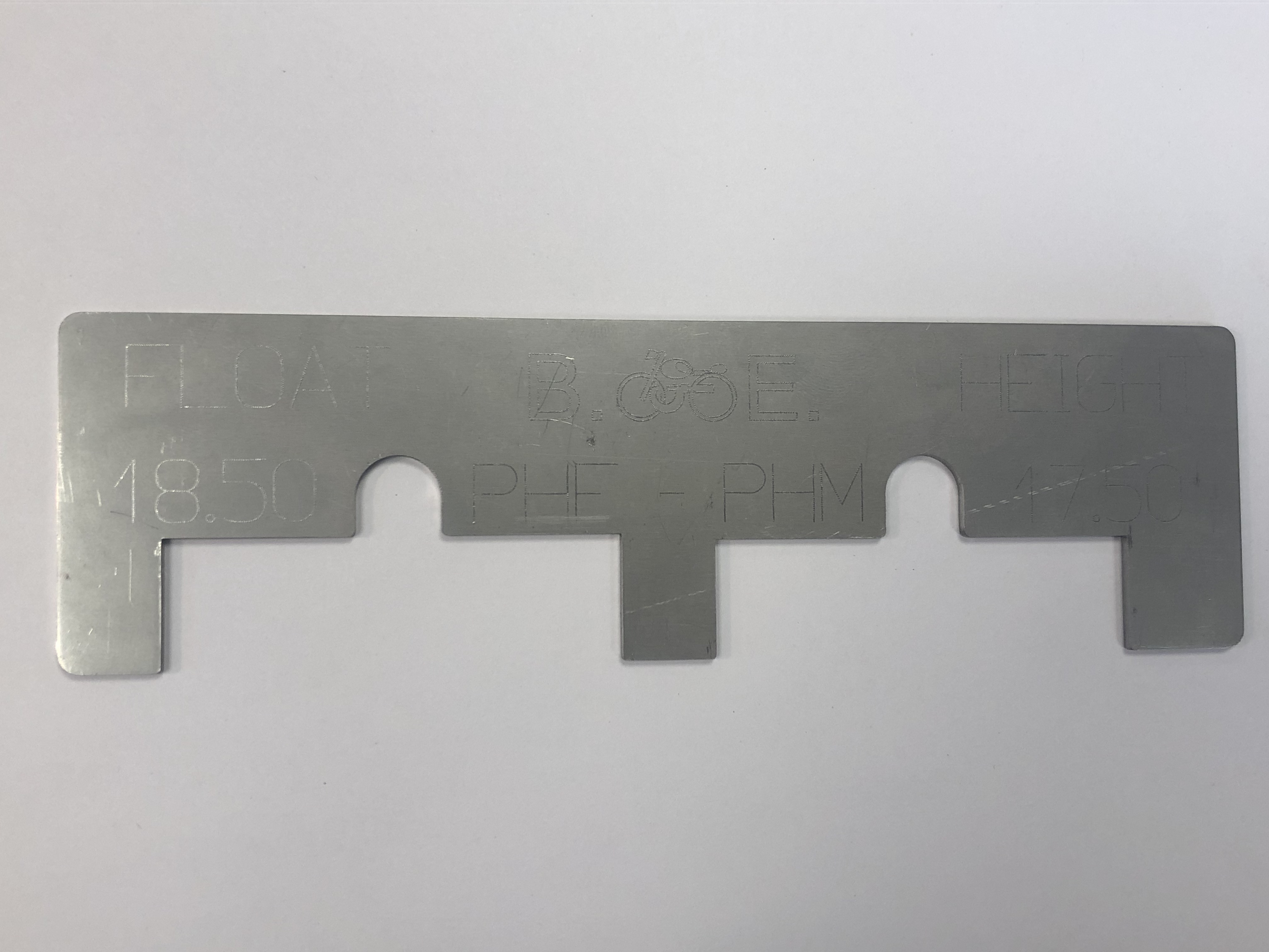 Float height setting gauge for Dellorto phf and phm carburettors ...